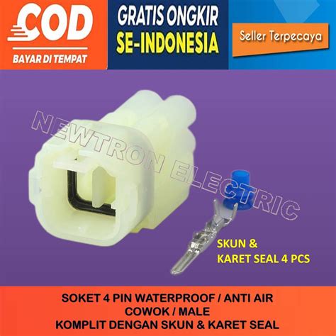 Honda DLC SOCKET 4 PIN MALE SOCKET DLC RESET SOCKET DLC SHORT CONNECTOR