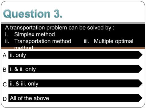 Linear Programming Quiz Pptx Technology And Computing