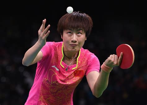Ding Ning Turns The Table Tennis Tables On Li As They Maintain Chinese