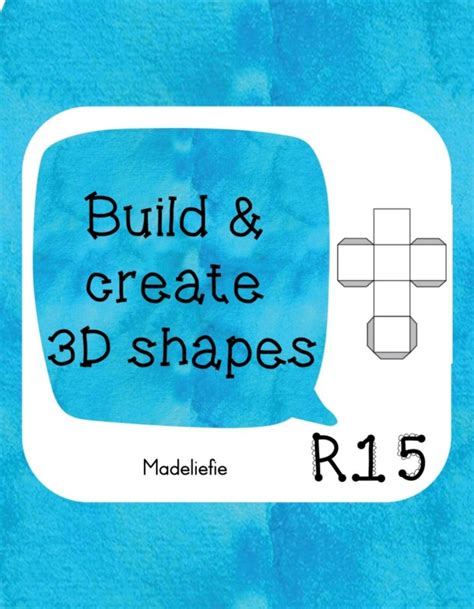Build 3d Shapes • Teacha