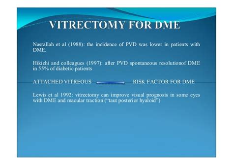 Nikolakopoulos Vitrectomy Or Microplasmin In Dme With Vitreomacular T
