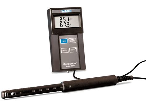 Tsi Alnor Compuflow Temperature And Humidity Meter 8612