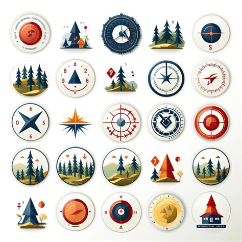 Premium Vector Flat Design Vector Directional Icons On White Background