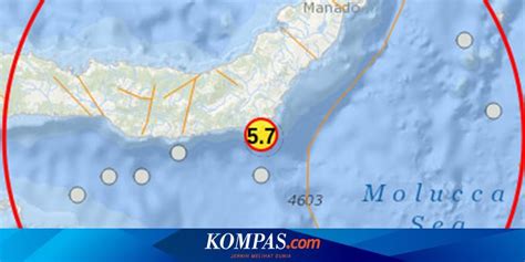Gempa Magnitudo 57 Guncang Bolaang Mongondow Selatan Warga Di