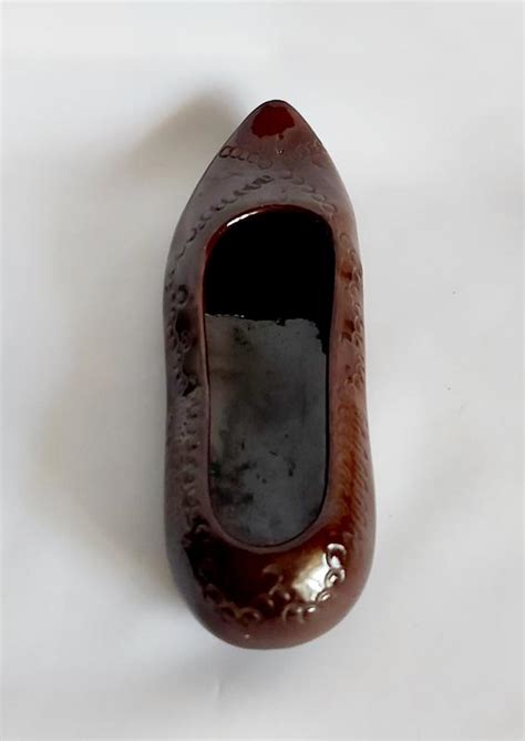 Ботинок керамический майолика винтажная — цена 355 грн в каталоге Статуэтки Купить товары для