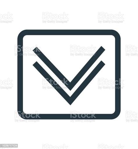 화살표 아이콘 벡터 기호 및 화살표 로고 개념 아래 흰색 배경에 고립 된 기호 등에 대한 스톡 벡터 아트 및 기타 이미지 등