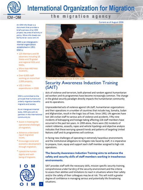 Security Awareness Induction Training Pdf International