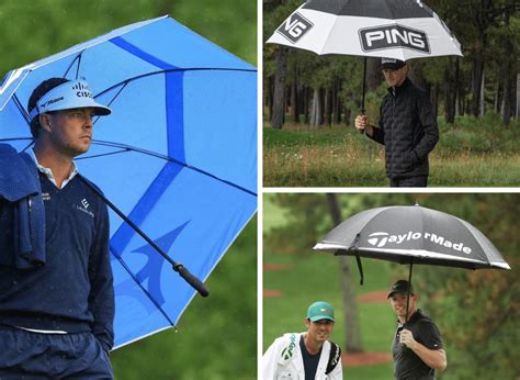 Golfers Stay Dry In Style With A Golf Umbrella