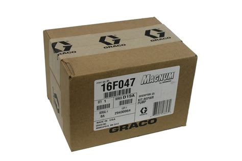 Graco Oem Magnum Pump Repair Kit 16f047 For Magnum X5 X7 B C Series