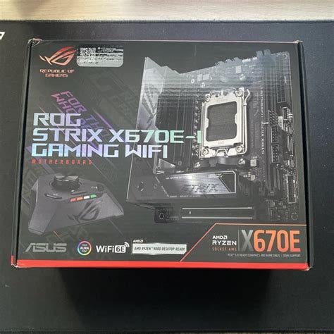 Asus Rog Strix X670e I Socket Am5 Amd Motherboard Itx New £37290