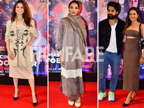 Dhak Dhak Tamannaah Bhatia Dia Mirza And Others Arrived In Style At