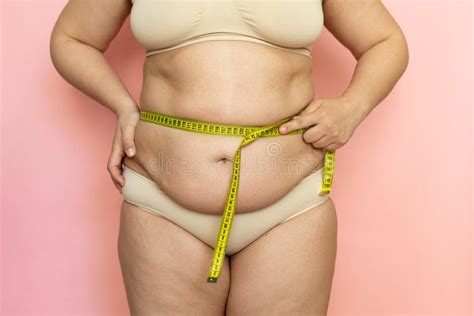 Woman Naked Belly Fat Stock Photos Free Royalty Free Stock