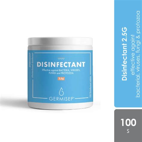 Germisep Disinfectant G NaDCC G NaDCC Effervescent Chlorine Based Disinfectant Exp