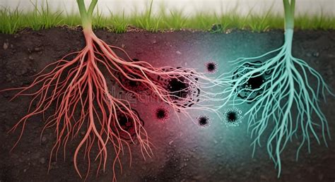 Unhealthy Ecosystem With Polluted Water And Dead Fish Floating On The