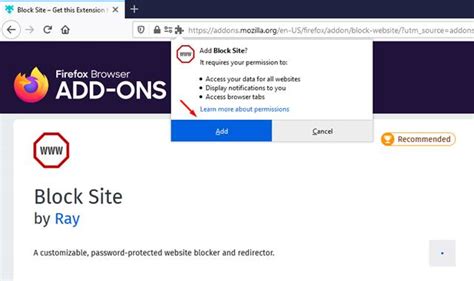 How To Block A Website In Mozilla Firefox Browser