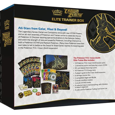 Pokemon Crown Zenith Elite Trainer Box Cuy Games