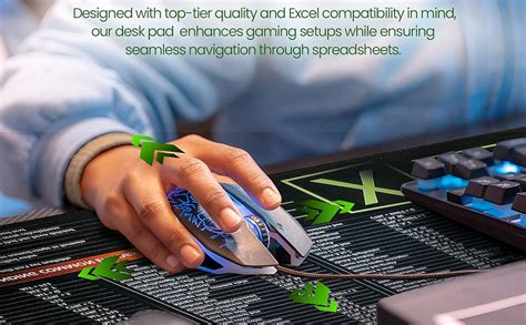 Fzguides Large Excel Cheat Sheet Desk Pad Excel Pad
