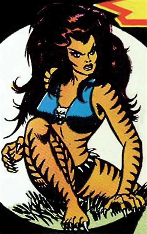 Tigra Marvel Comics Greer Nelson 1976 1980 Profile Tigra