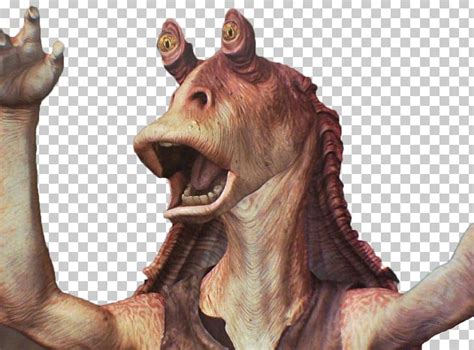 Jar Jar Binks Star Wars Gungan Naboo Png Clipart Brian Blessed Character Fauna Fictional