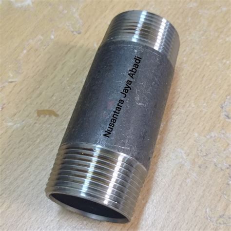Jual Pipa Nepel Besi 10 Cm 3 Inchi Pipa Nepel 10 Cm Incian Besi