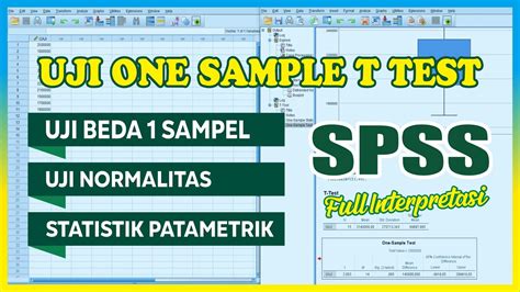 Tutorial Spss 26 Uji One Sample T Test ️ Uji Beda 1 Proporsi Spss
