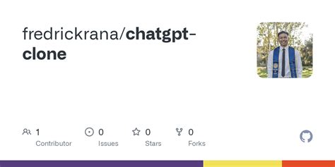 GitHub Fredrickrana Chatgpt Clone