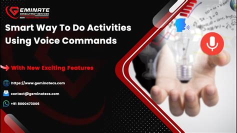 smart way to do activities using voice commands youtube