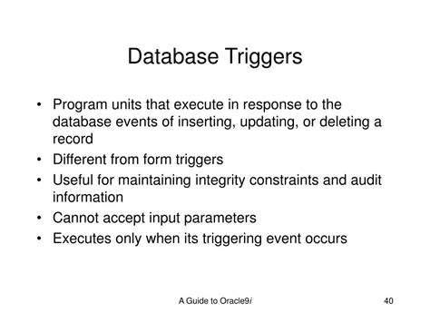 Ppt Advanced Sql And Plsql Topics Powerpoint Presentation Free