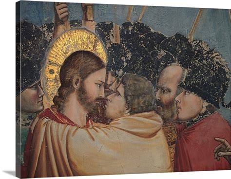 Passion The Kiss Of Judas By Giotto 1303 1306 Scrovegni Chapel