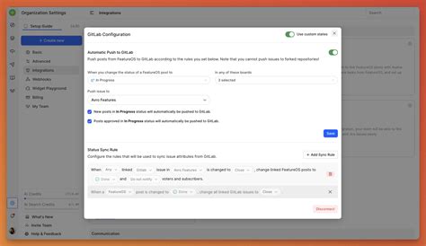 Gitlab Integration Featureos