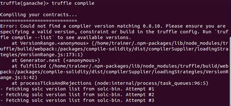Cant Compile Solc Version 0810 · Issue 4597 · Trufflesuite