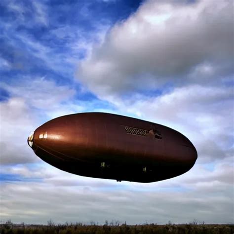 Brown Airship In The Sky Stable Diffusion OpenArt