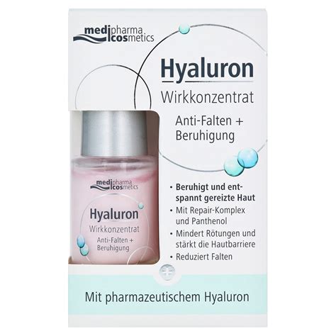 HYALURON Wirkkonzentrat Anti Falten Beruhigung Milliliter Online Bestellen Seite Medpex