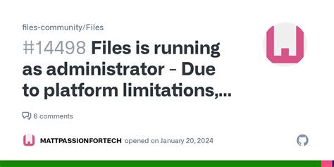 Files Is Running As Administrator Due To Platform Limitations Drag