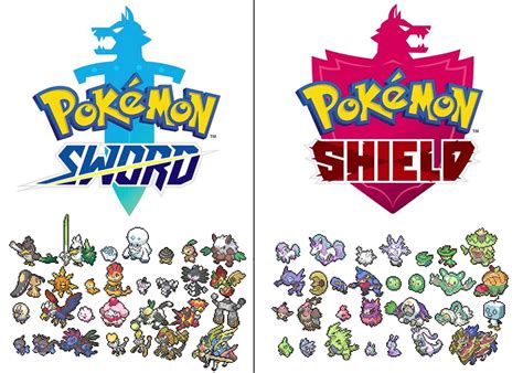 Pokémon Sword e Shield os exclusivos de cada versão