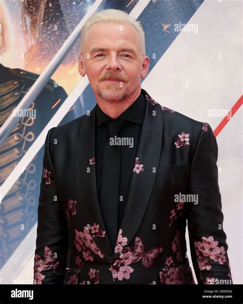 Jun 22 2023 London England Uk Simon Pegg Attending Mission Impossible Dead Reckoning