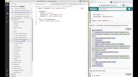 Getting Started Angular Material 14 with Mat Toolbar - YouTube
