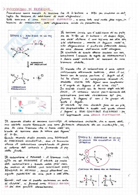 Seconda Parte Di Appunti Completi Per Esame Di Chimica Organica 1