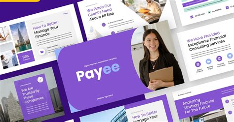Payee Digital Finance Googel Slides Incl Business And Profile Envato