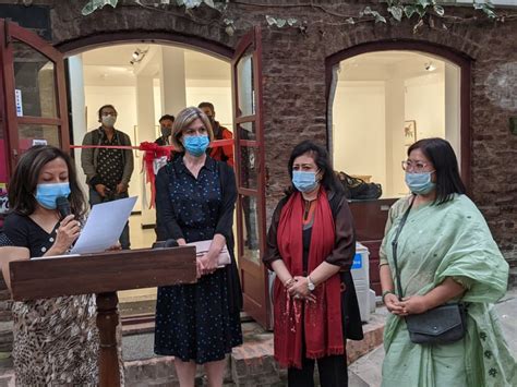 British Ambassador Nicola Pollitt Inaugurated The Solo Art Exhibition