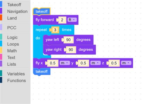 Crazyflie Droneblocks