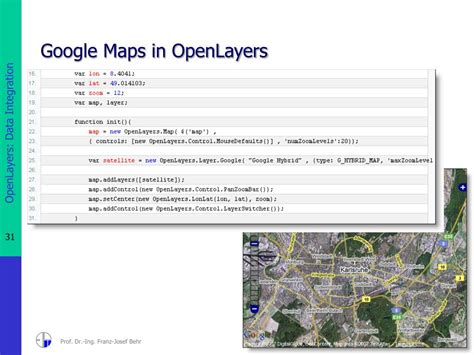 Ppt Openlayers Data Integration In An Open Source Map Browser