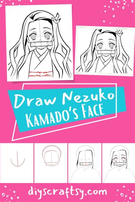 Nezuko Drawing Ideas How To Draw Nezuko Diyscraftsy