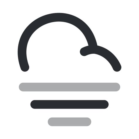 Cloud Fog User Interface And Gesture Icons