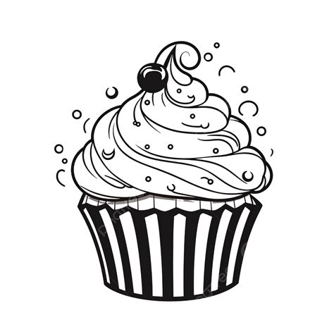 Hình ảnh Vẽ Yếu Tố Nguệch Ngoạc Cupcake Png Vẽ Bánh Vẽ Bánh Cupcake