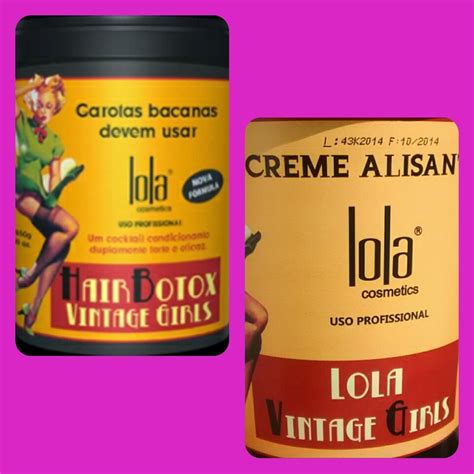 Dois Morangos Champagne Testando Alisante Lola Vintage Girls Botox Lola