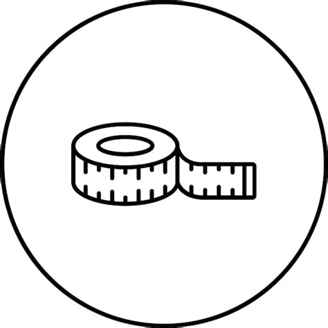 Premium Vector Measuring Tape Icon