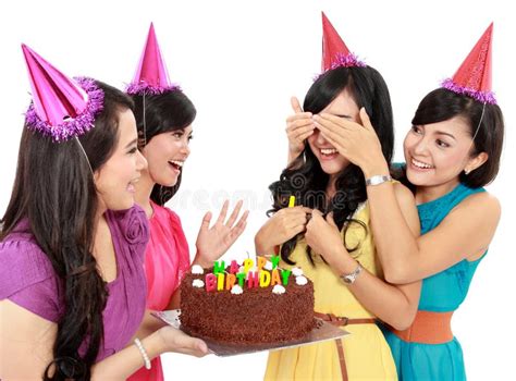 Birthday Surprise Stock Image Image Of Event Laughing 29396303