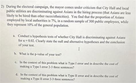 Solved During The Electoral Campaign The Mayor Comes Under