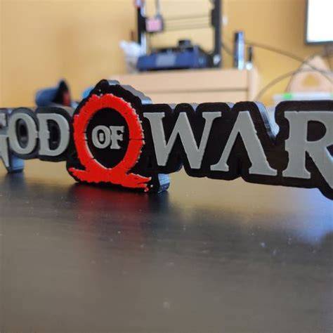 🚩 God Of War Logo・ Stl File For 3d Printing・cults